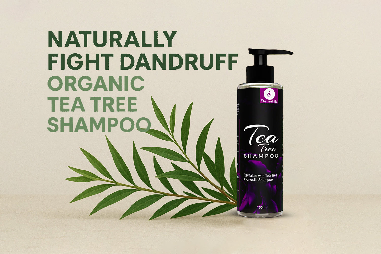 Naturally Fight Dandruff – Organic Tea Tree Shampoo