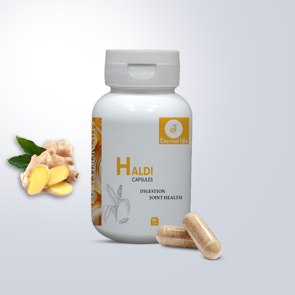 Haldi Capsule with Organic Turmeric – Immunity Booster
